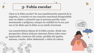Ansiedad, y fobia escolar caracterticas y diferentes | PPTX