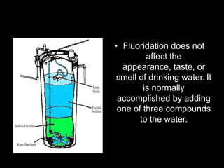 Water Fluridation & Defluridation | PPTX