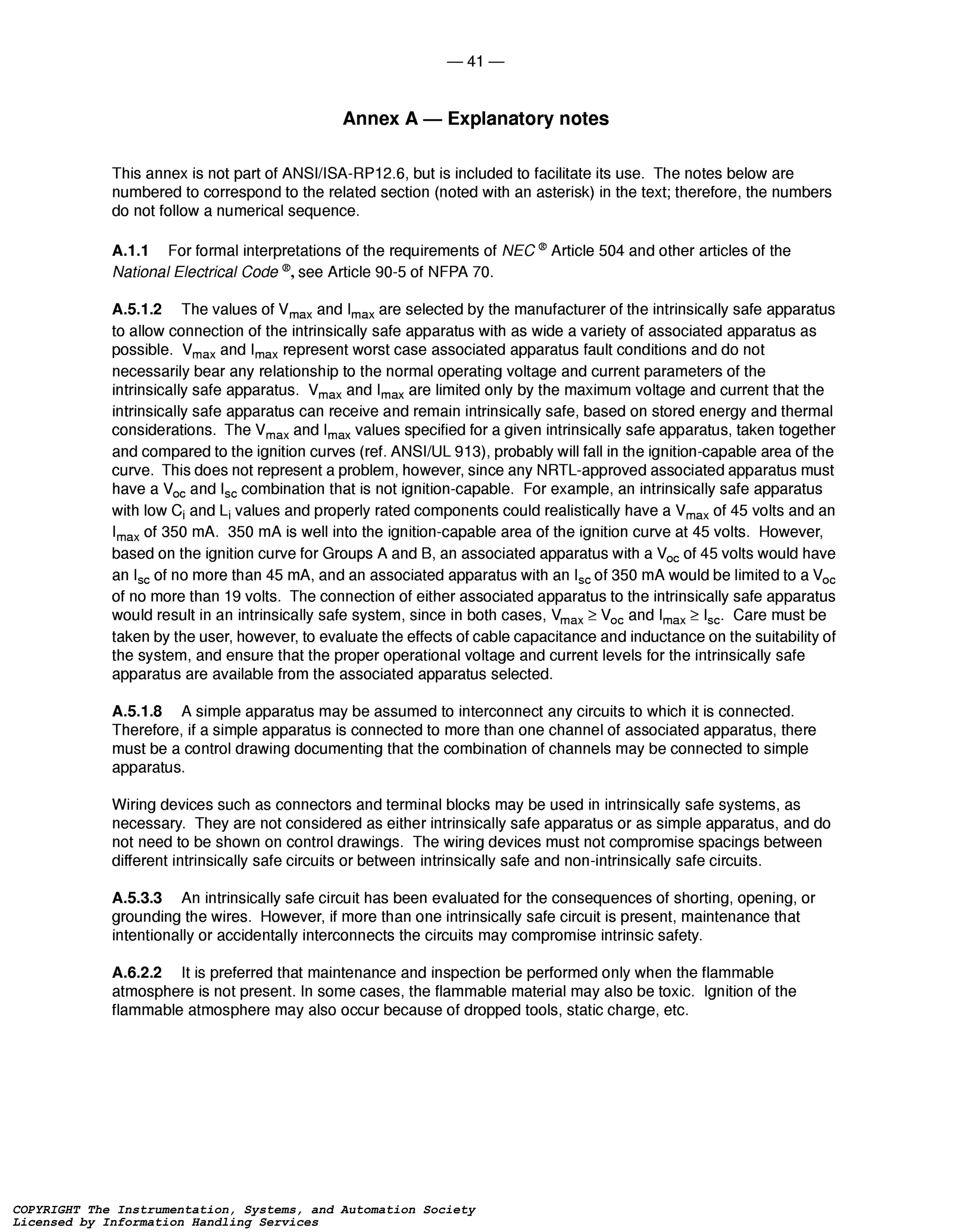 Ansi isa rp12.6 (95) | PDF