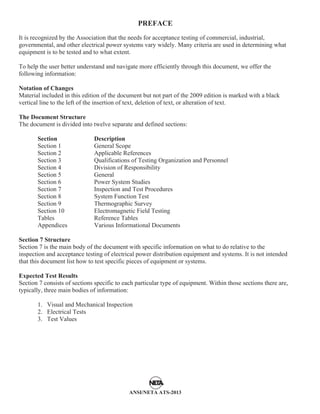 Standard for Acceptance Testing Especifications | PDF