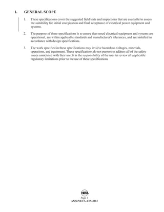 Standard for Acceptance Testing Especifications | PDF