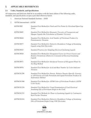 Standard for Acceptance Testing Especifications | PDF