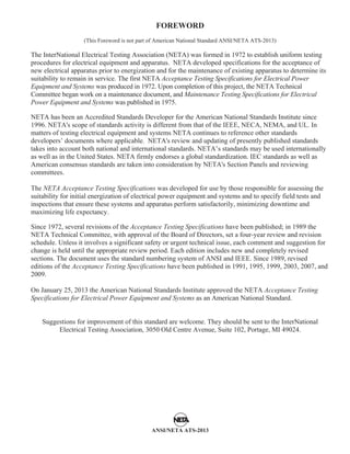 Standard for Acceptance Testing Especifications | PDF