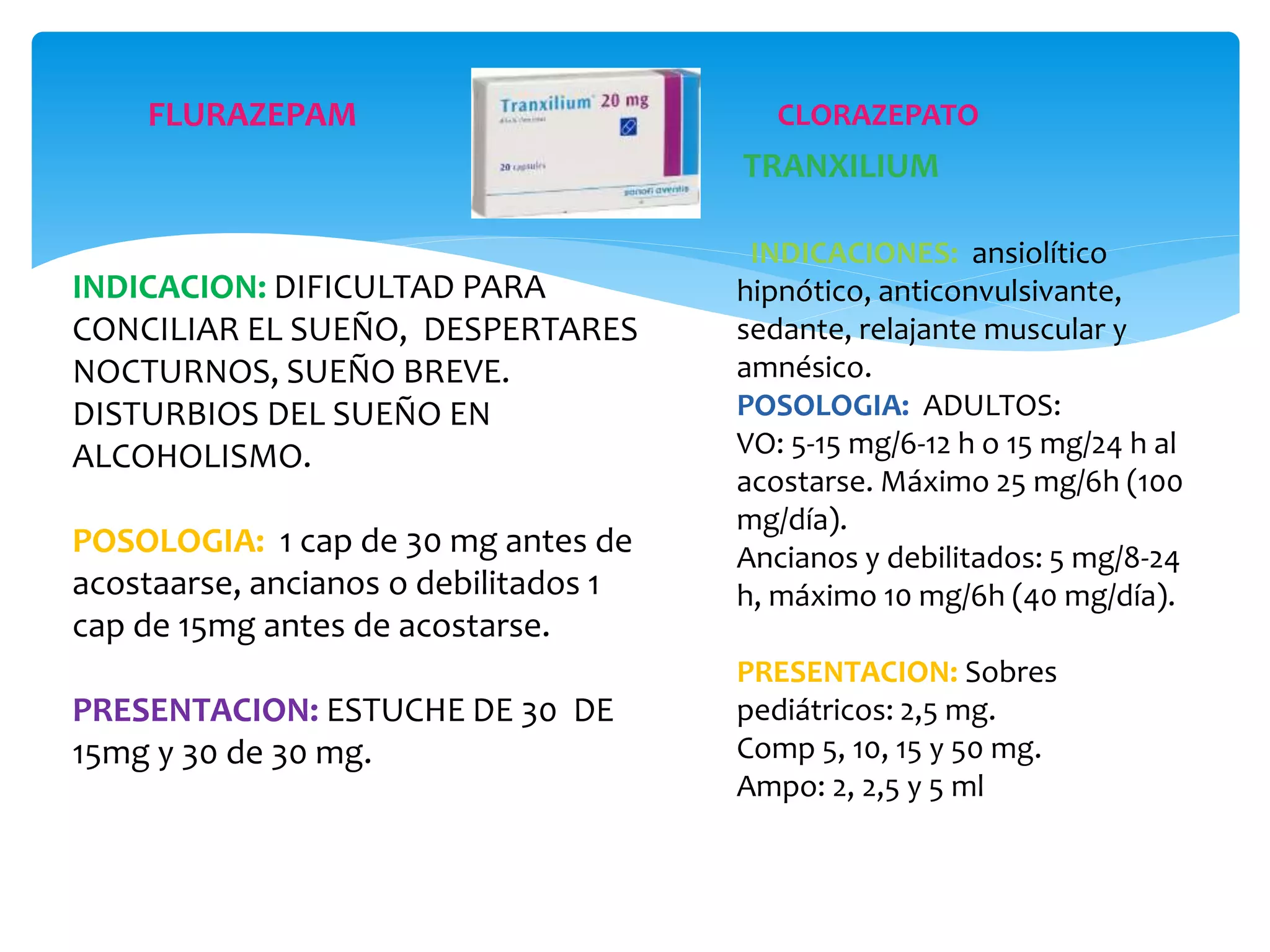 Ansioliticos sedantes- hipnoticos | PPTX