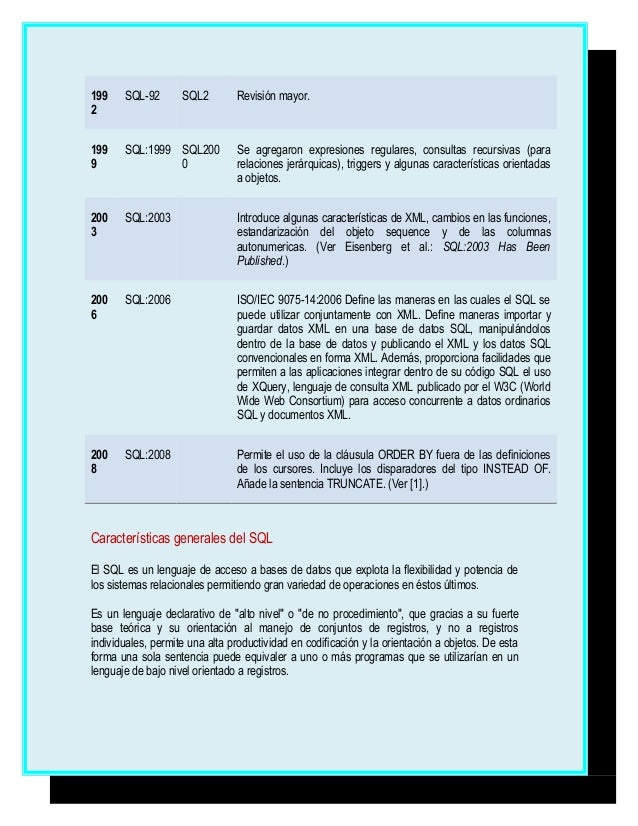 Ansi sql Ansi sql