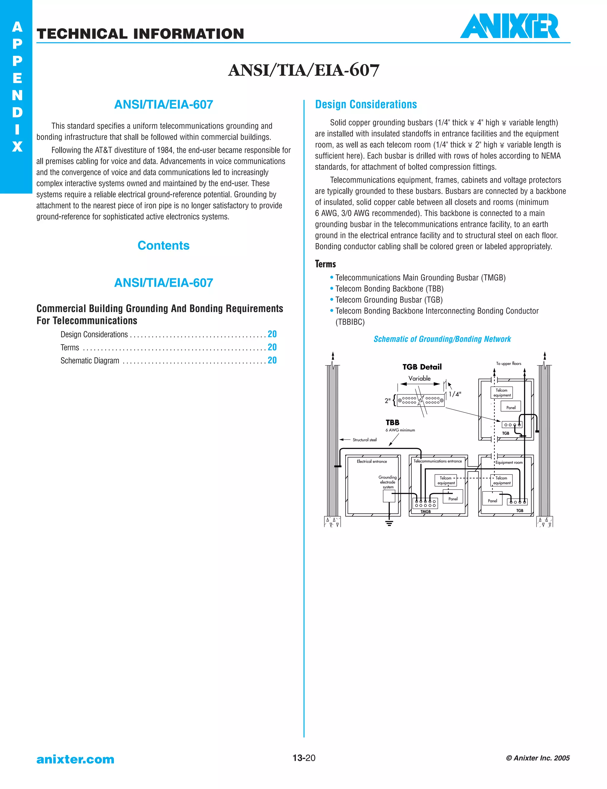 Ansi tia eia_607 | PDF