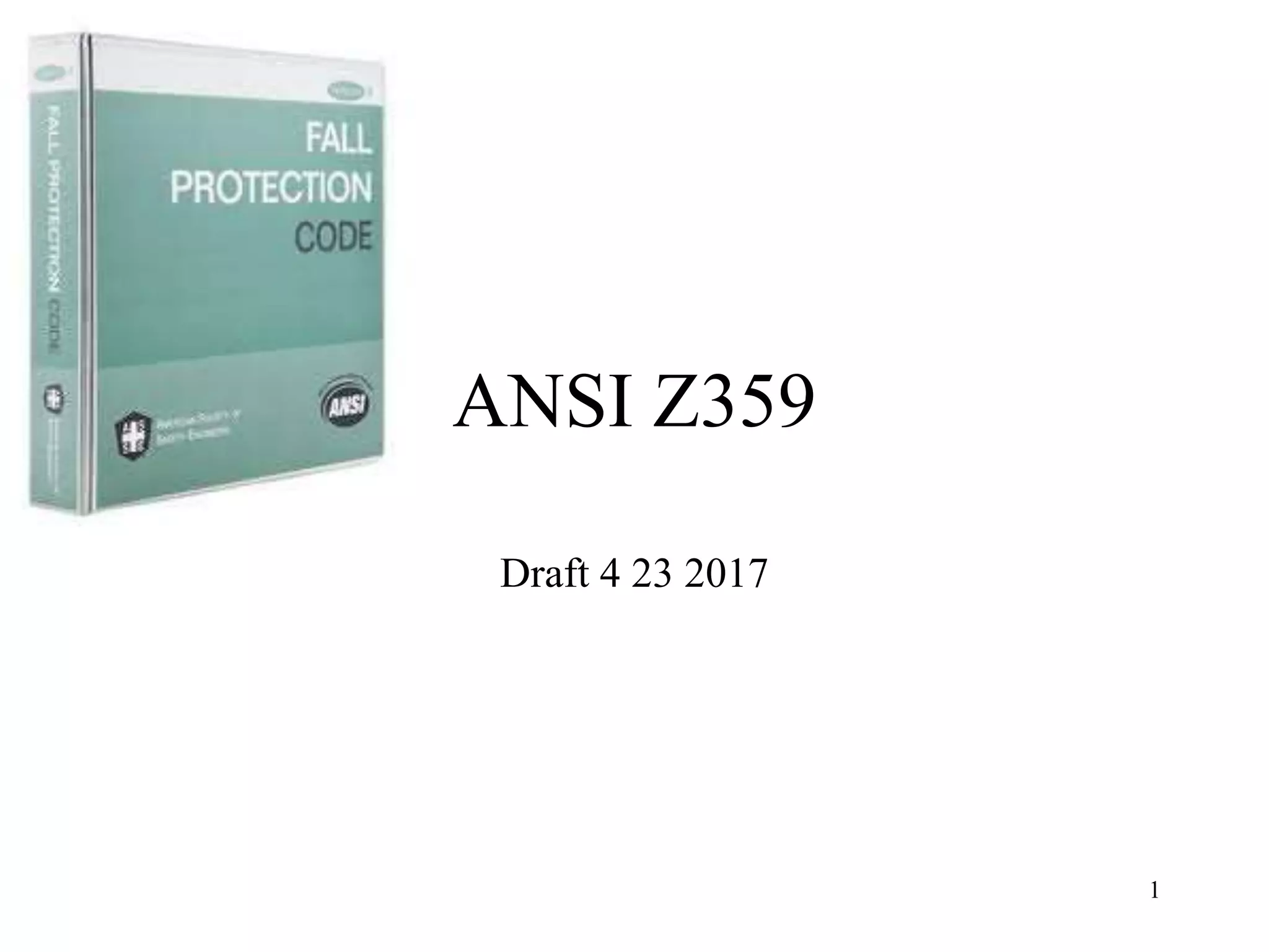 Ansi z359 2017 | PPTX