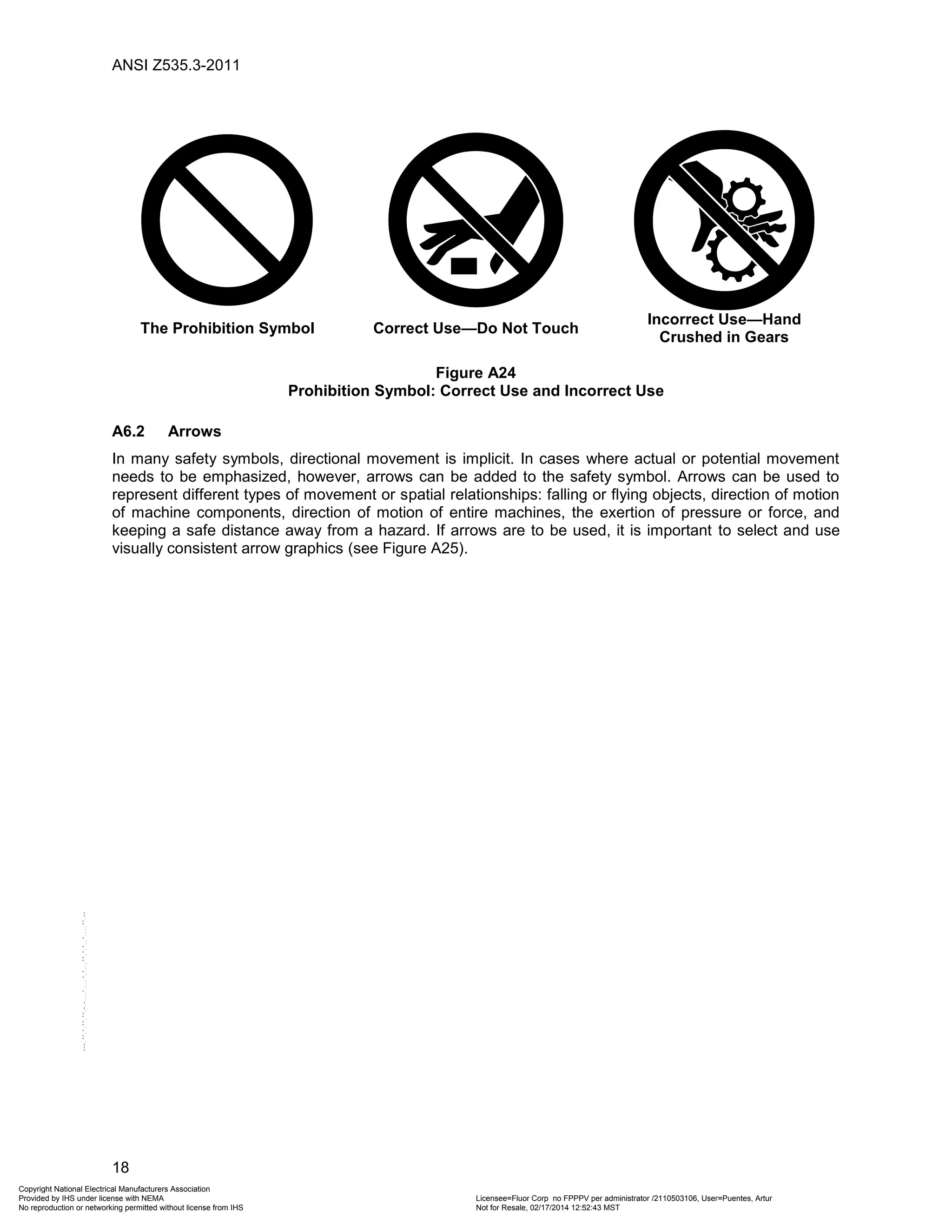 Ansi z535.3 2011 criteria for safety symbols | PDF