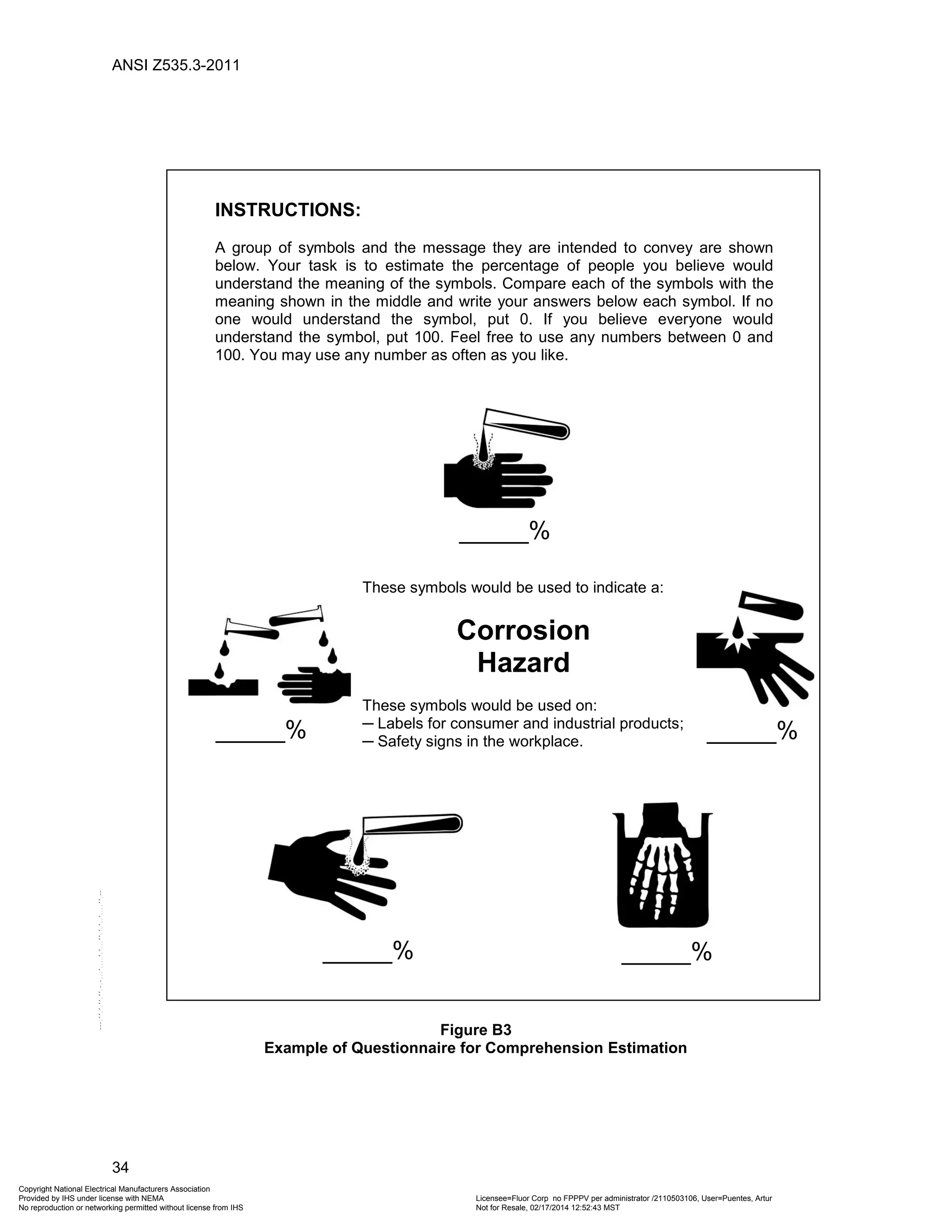 Ansi z535.3 2011 criteria for safety symbols | PDF
