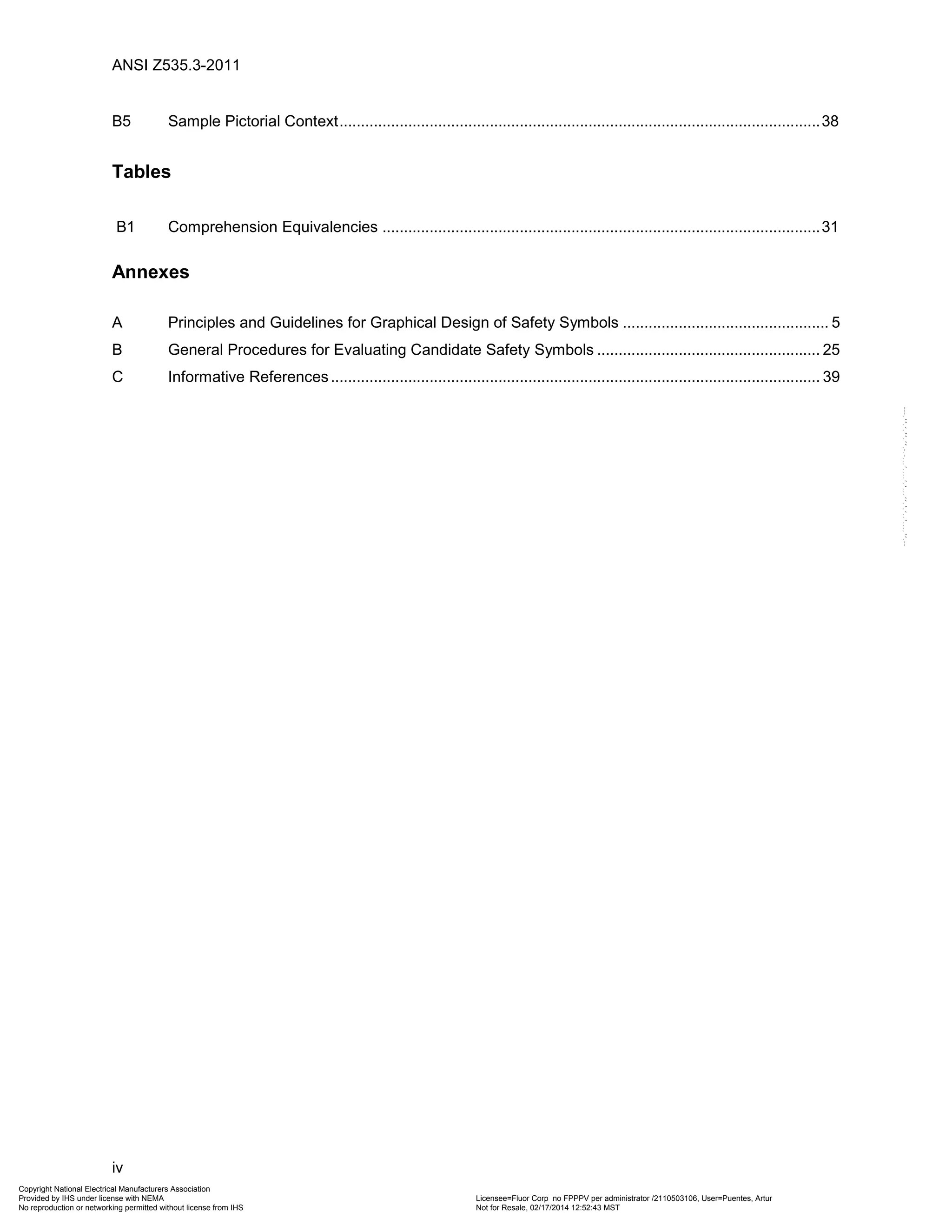 Ansi z535.3 2011 criteria for safety symbols | PDF