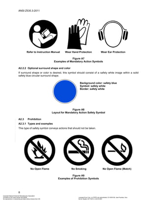 Ansi z535.3 2011 criteria for safety symbols | PDF