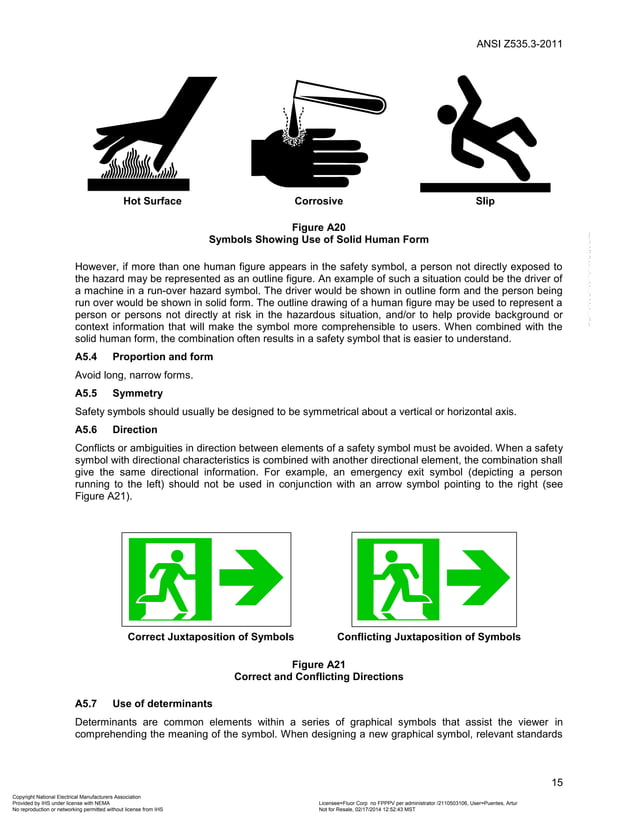 Ansi z535.3 2011 criteria for safety symbols | PDF