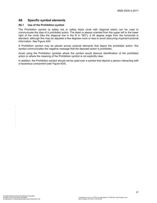Ansi z535.3 2011 criteria for safety symbols | PDF