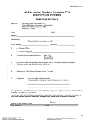 Ansi z535.3 2011 criteria for safety symbols | PDF