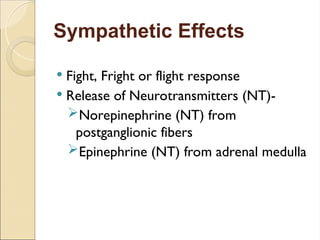 ANS_Lect-5.ppt sympathtic AND parasympathetic | PPT | Brain and Nervous System Disorders ...