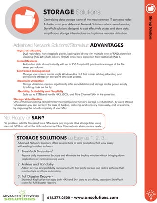 ANS Solution Portfolio | PDF