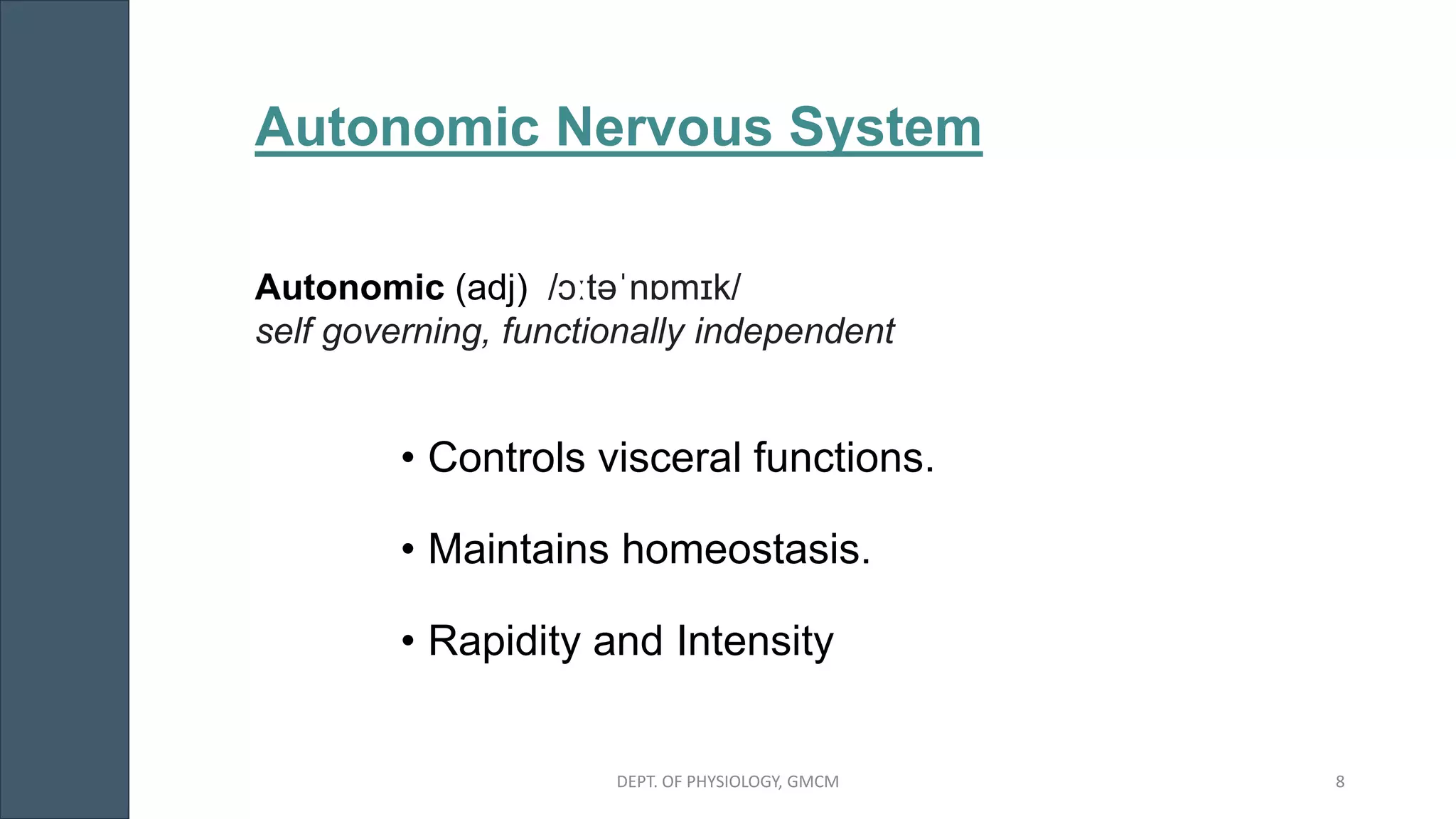 Autonomic Nervous System | PDF