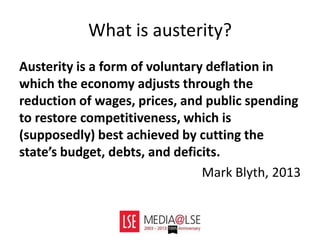 Political communication in the age of austerity | PPTX