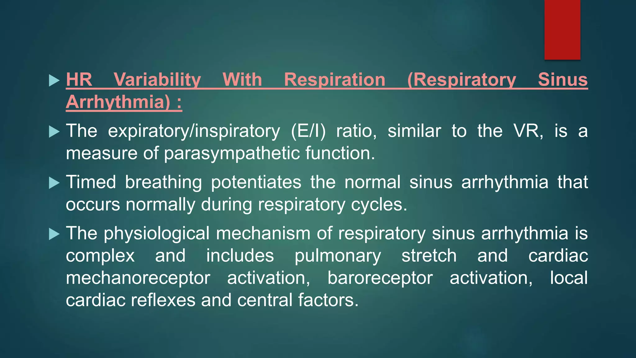 Autonomic nervous system testing arfa sulthana | PPT