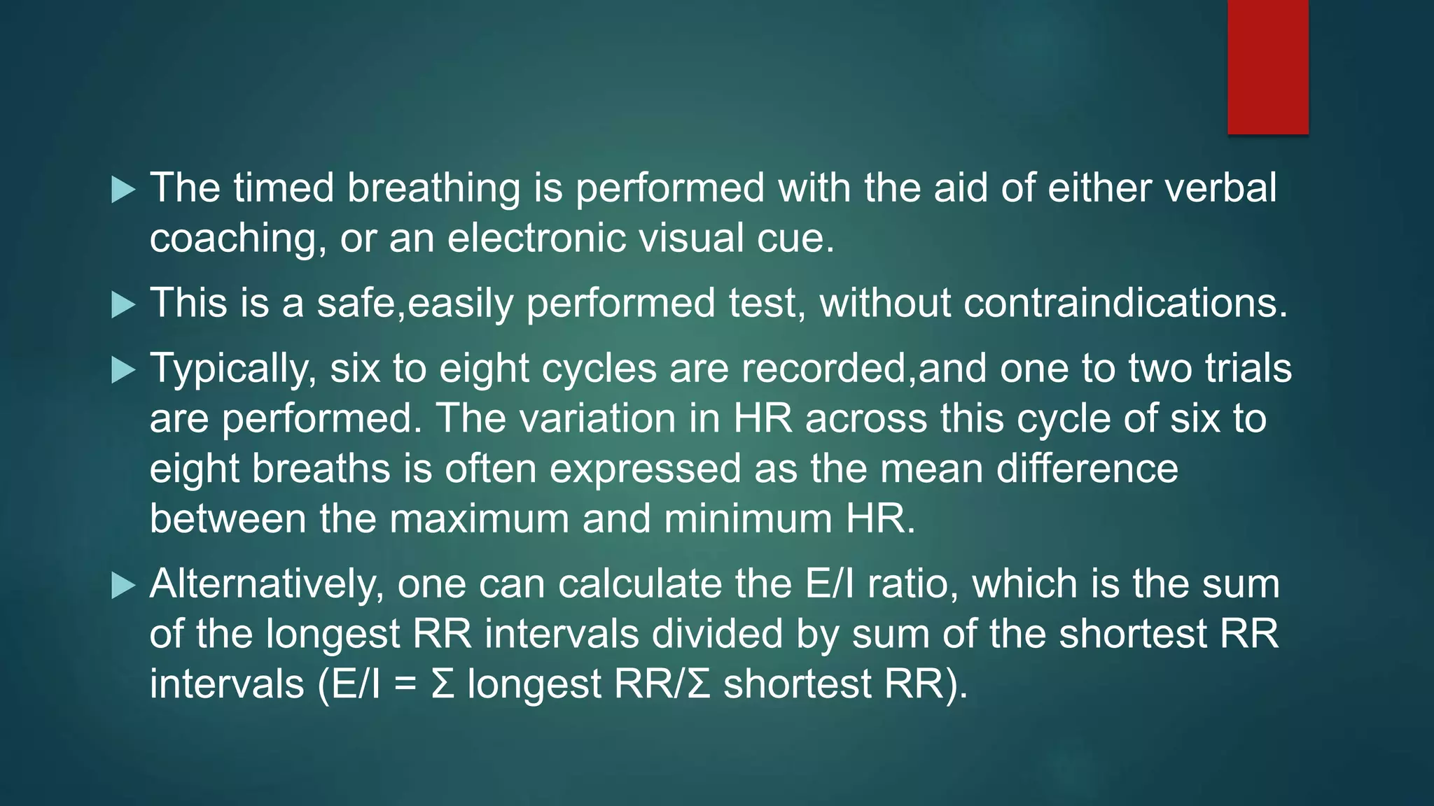 Autonomic nervous system testing arfa sulthana | PPTX