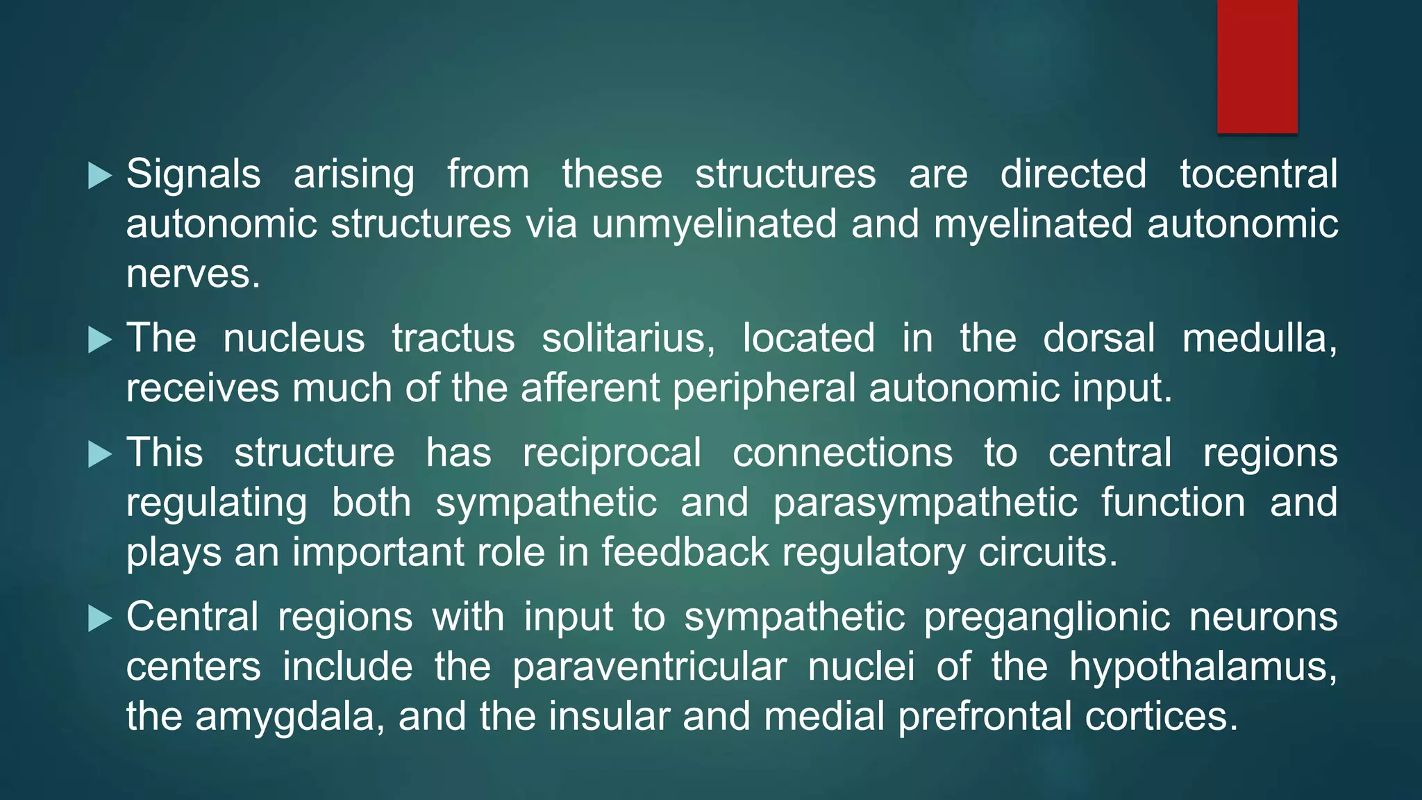 Autonomic nervous system testing arfa sulthana | PPT