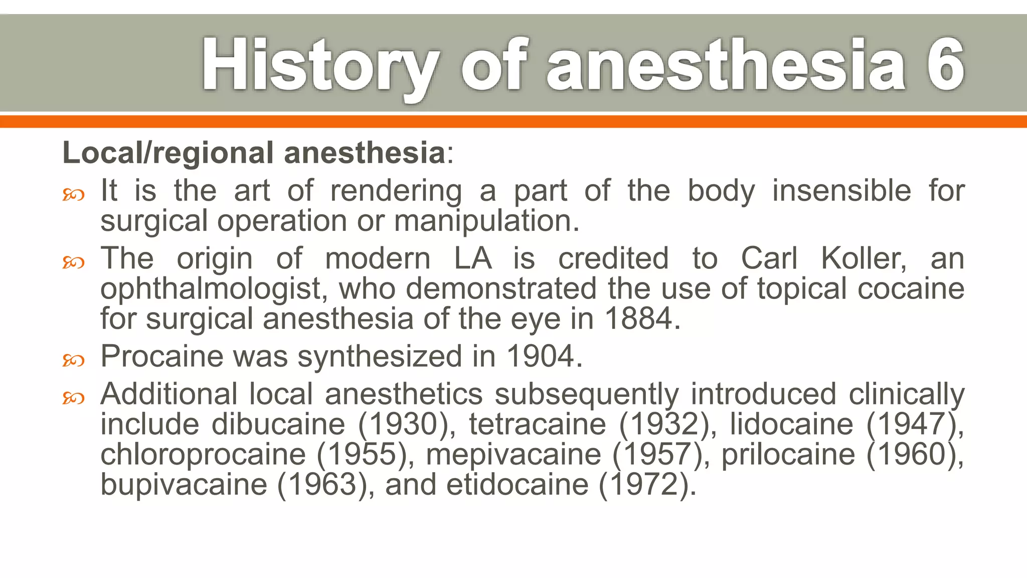 introduction to anesthesia | PPTX