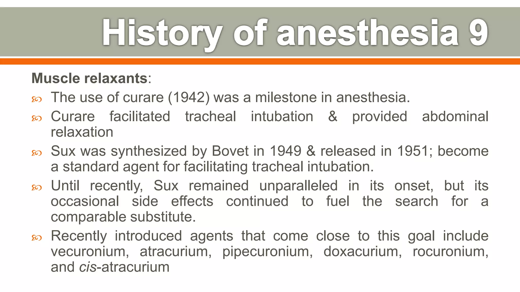 introduction to anesthesia | PPTX