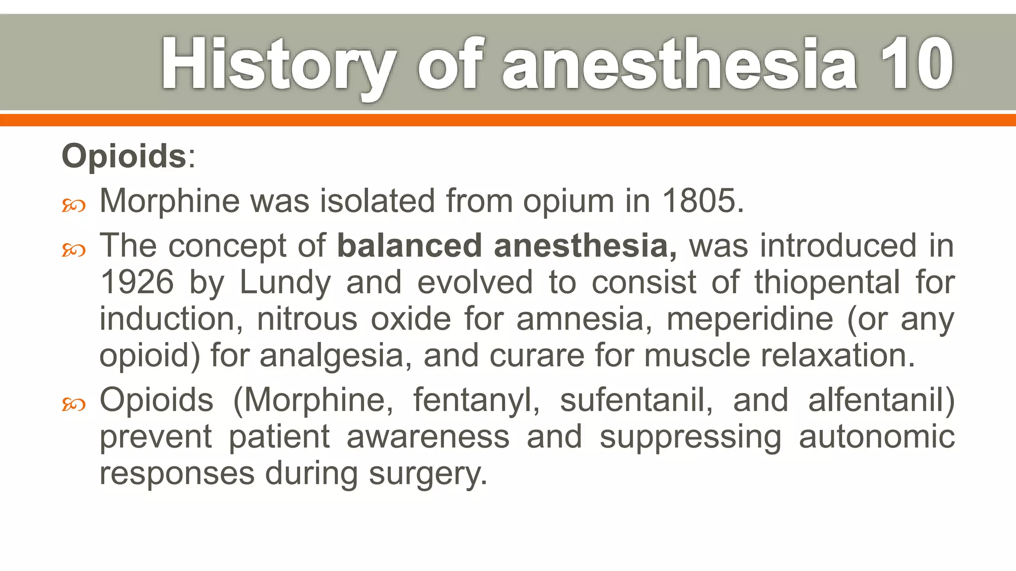 introduction to anesthesia | PPTX