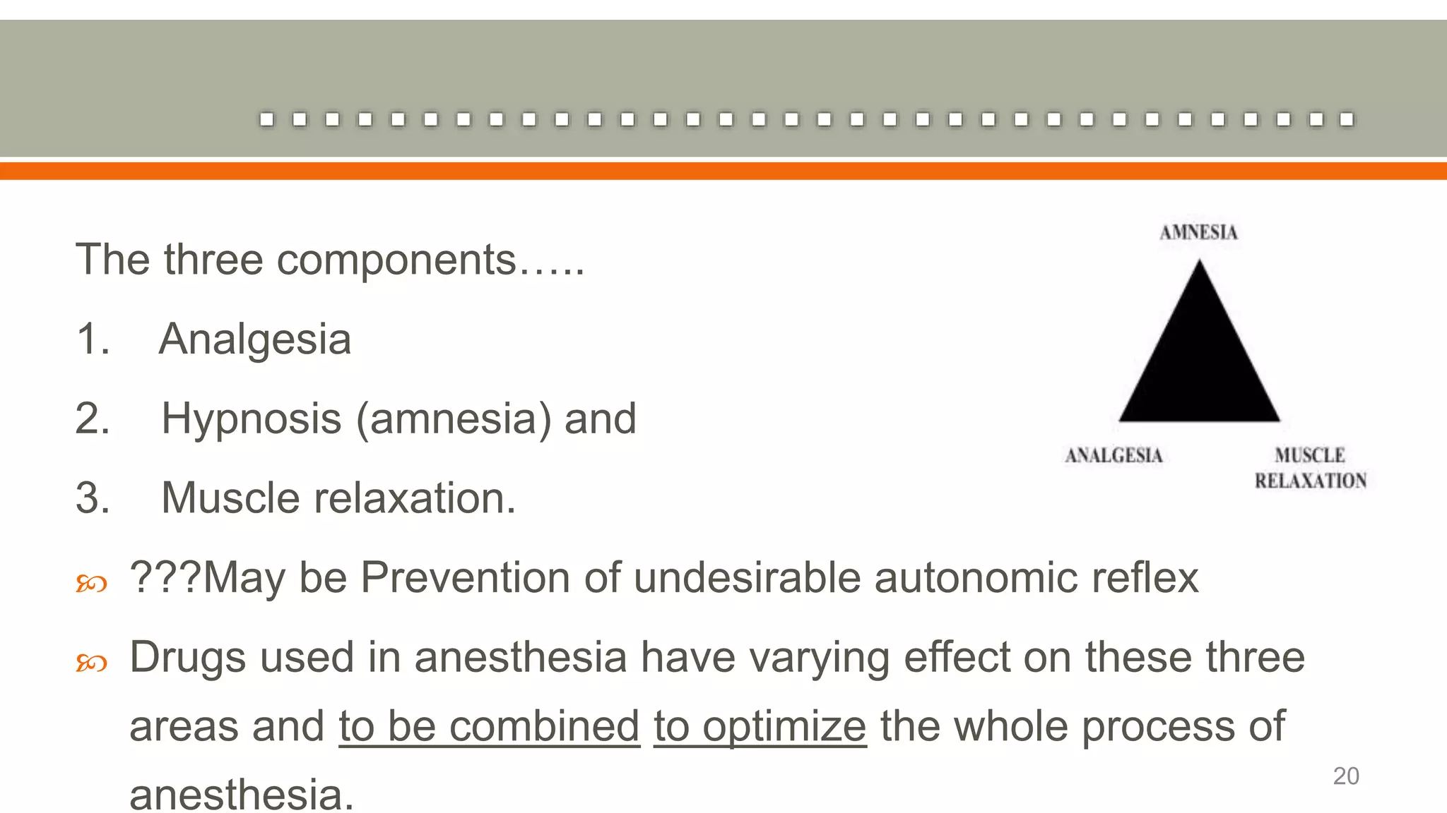 introduction to anesthesia | PPTX