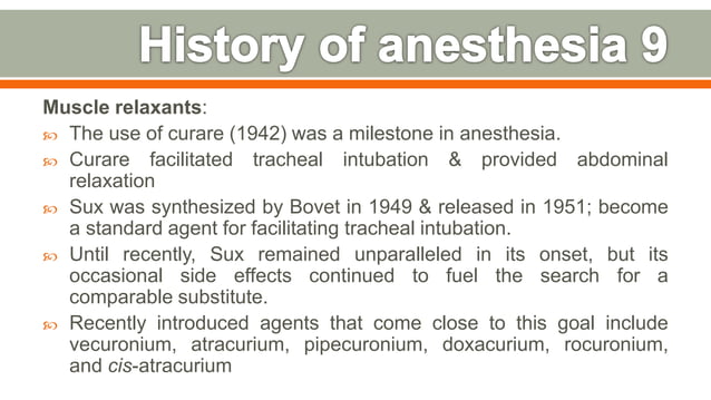 introduction to anesthesia | PPTX