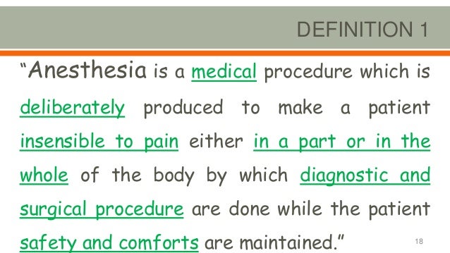 MEANING OF ANAESTHETICS MEDICAL TERM – exugojaxi