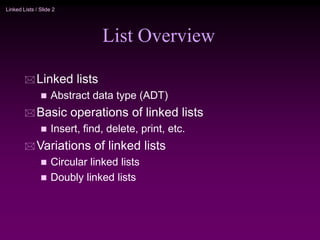 Abstract data types | PPT