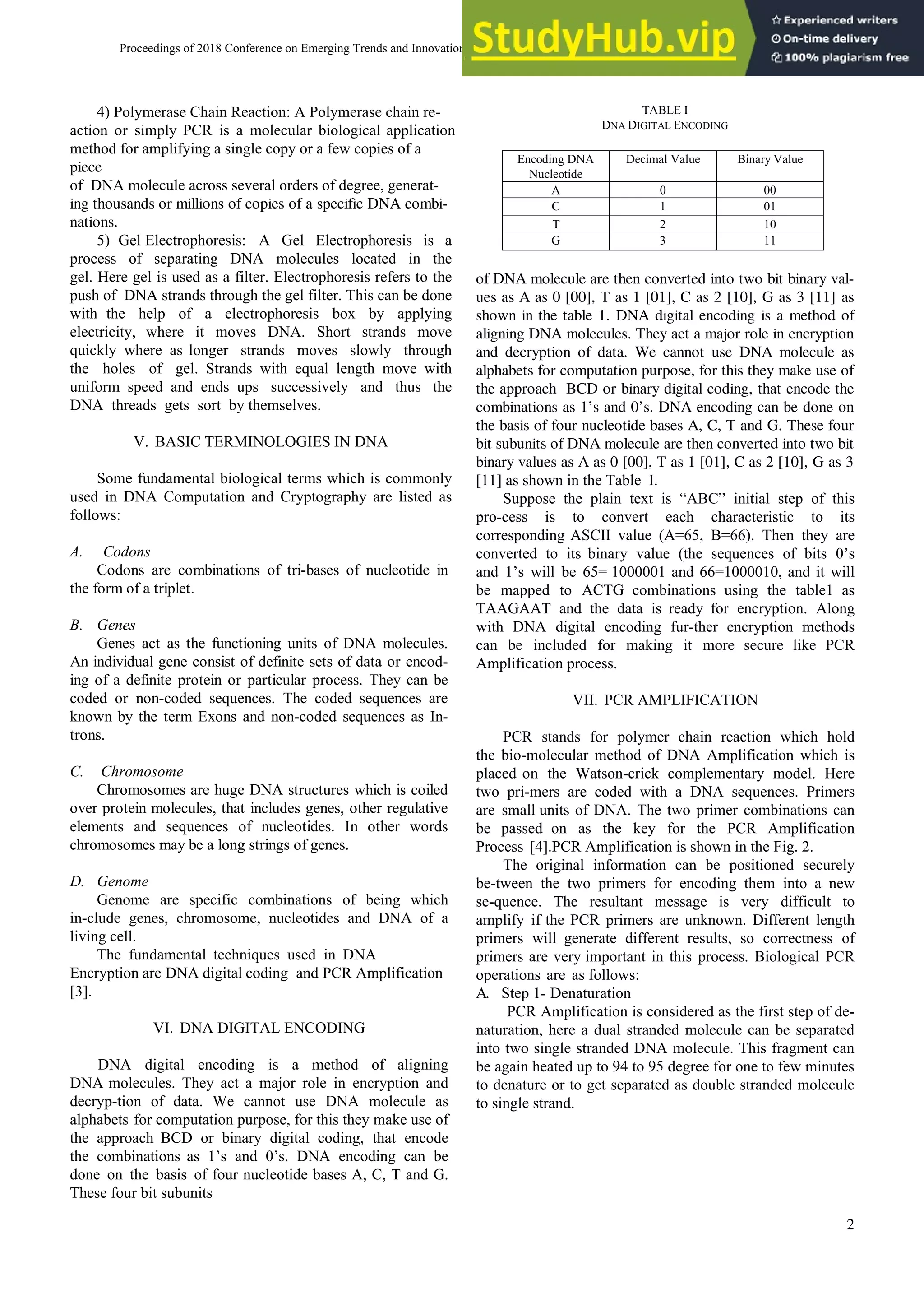 An Survey On Dna Based Cryptography Pdf 