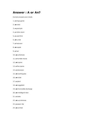 Answer | DOCX