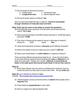 Answer-Key-Its-All-About-Waves.doc | Chemistry | Science