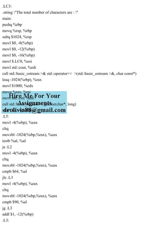 AnswerAssembly Language Code .zero 1 .LC0 .string Enter.pdf