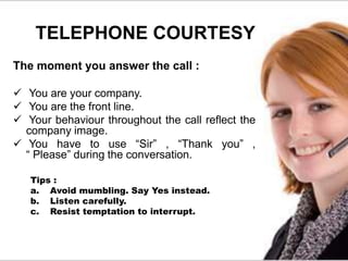 Answer call effectively | PPTX