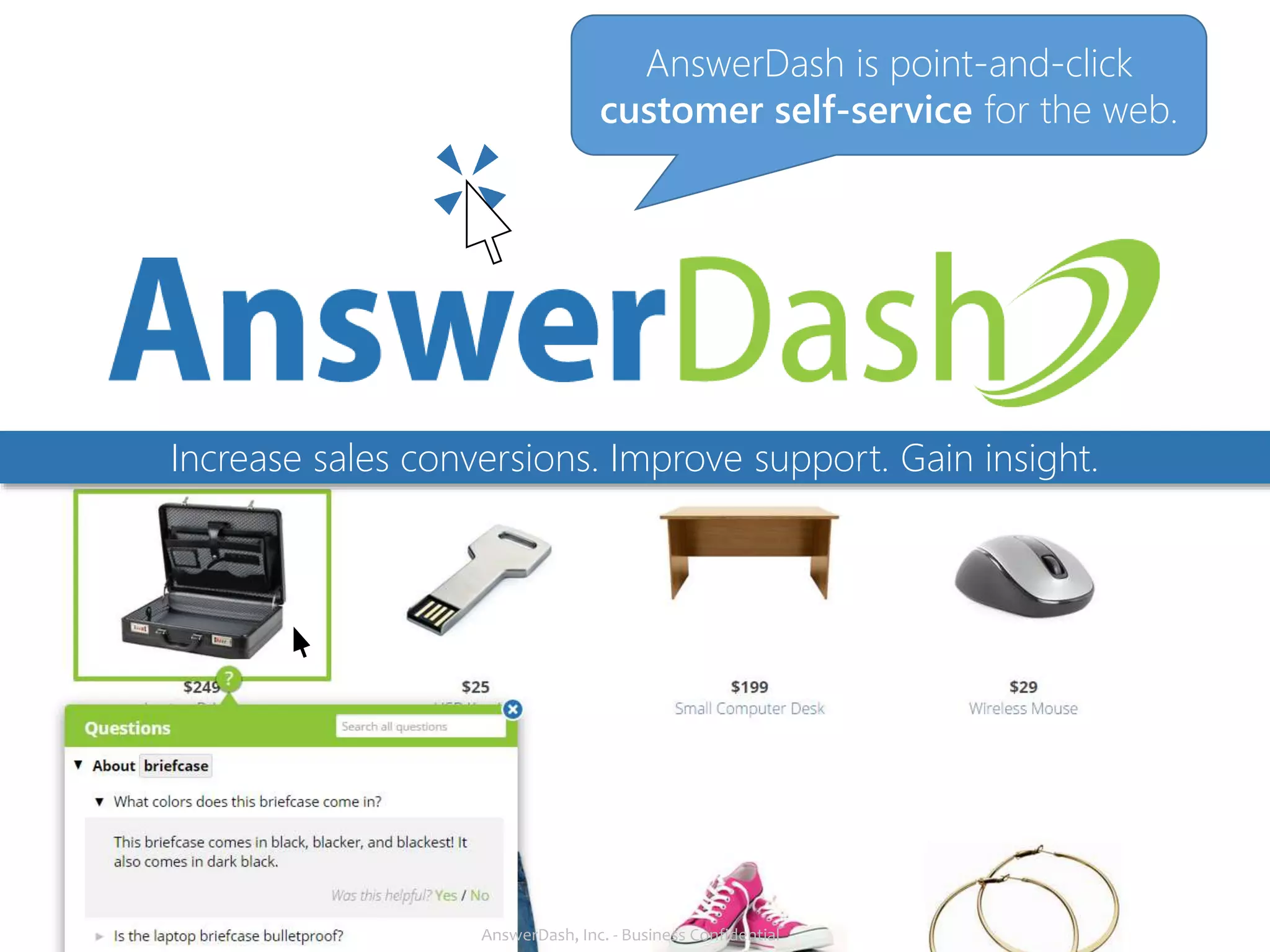 AnswerDash for E-Commerce (3 mins) | PPT