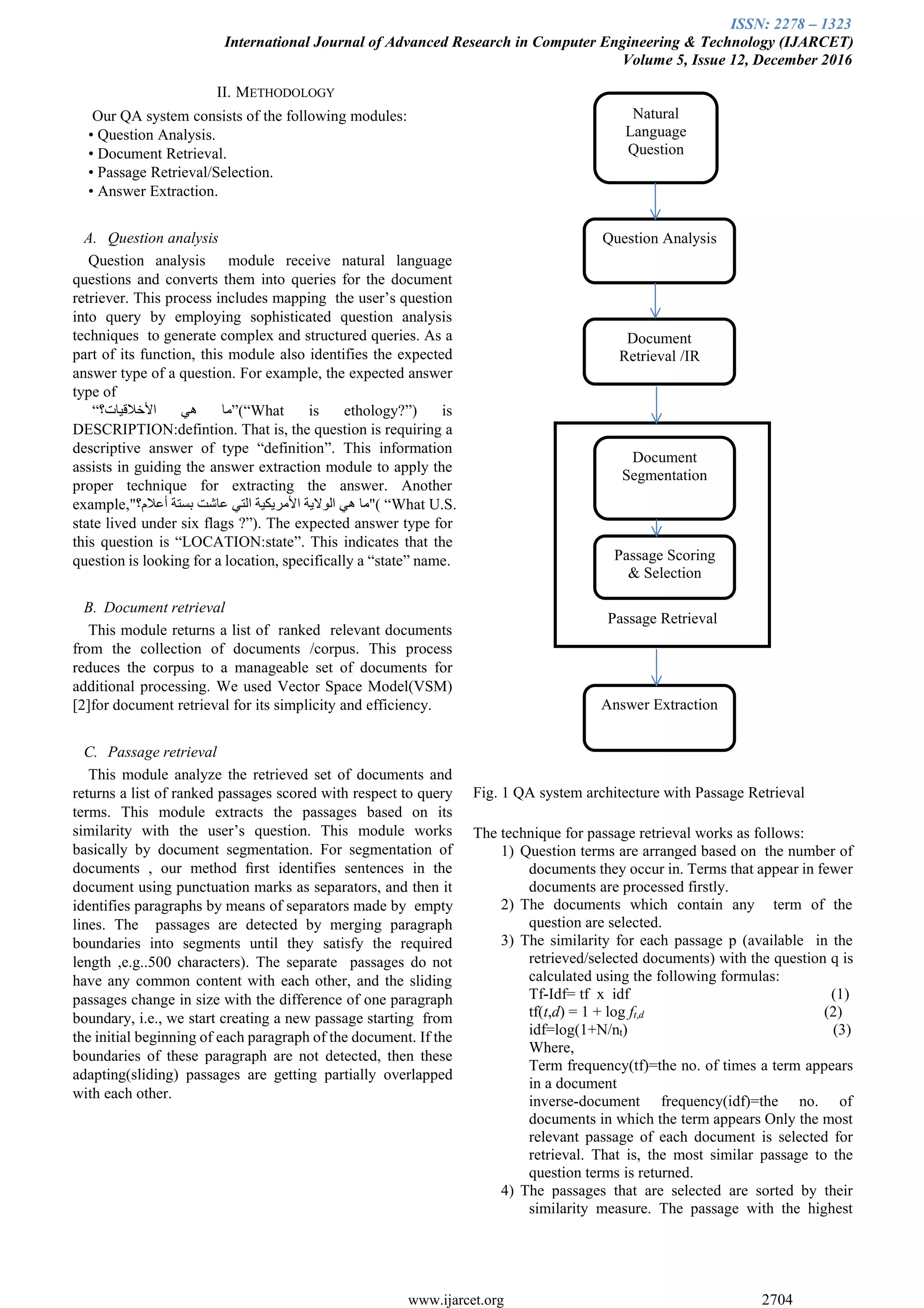 Answer Extraction And Passage Retrieval For Pdf