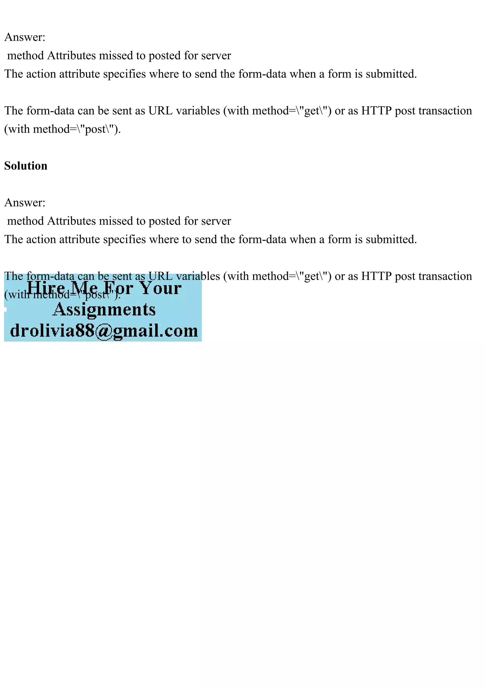 Answerform method Attributes missed to posted for serverThe a.pdf
