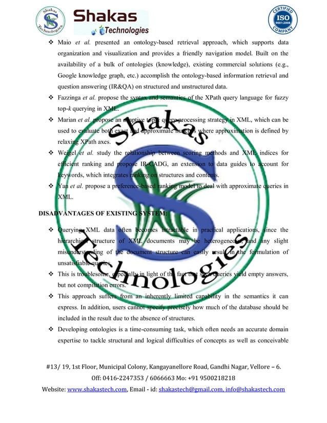 Answering Approximate Queries Over Xml Data Pdf Search Internet