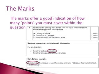 Answering an a level exam question | PPTX