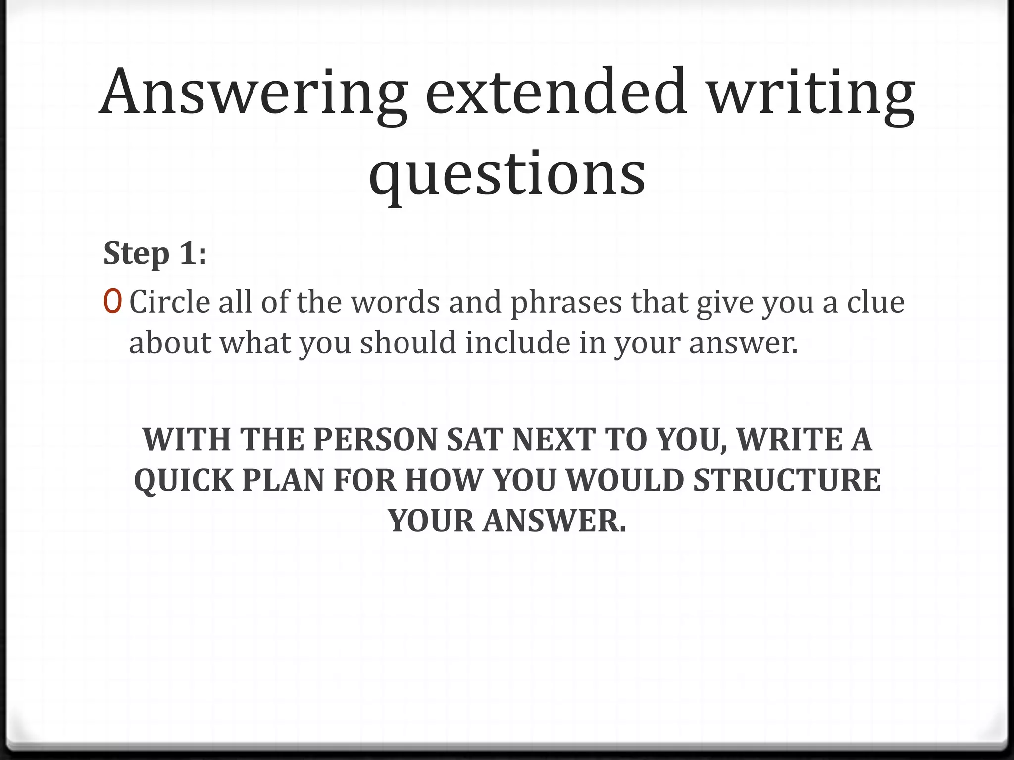 GCSE Science - How to write good answers to 6 mark questions | PPTX