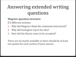 GCSE Science - How to write good answers to 6 mark questions | PPTX