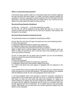 Question And Answer Format