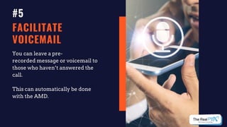 Benefits of Answering Machine Detection | The Real PBX | PPT