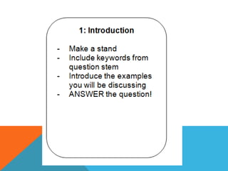 Elective Geography Skills : Answering open ended questions | PPTX