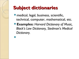 Answering questions about words – dictionaries | PPT | Technology ...