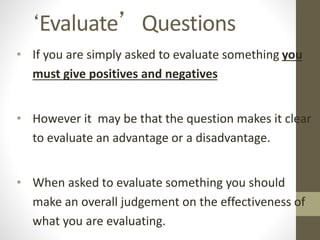 Answering questions in pe (3) | PPTX