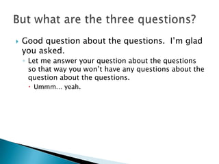 Answering The Three Economic Questions | PPT